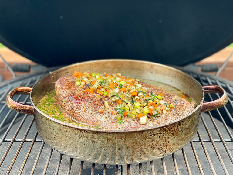 Aunt Annette’s Holiday Brisket - Barbecuebible.com