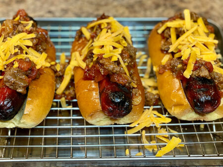 The Perfectly Grilled Chili Dog - Barbecuebible.com