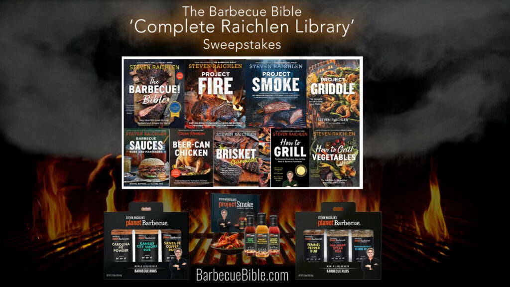 Win Steven Raichlen’s Complete BBQ Book Set + Rubs & Sauces ...